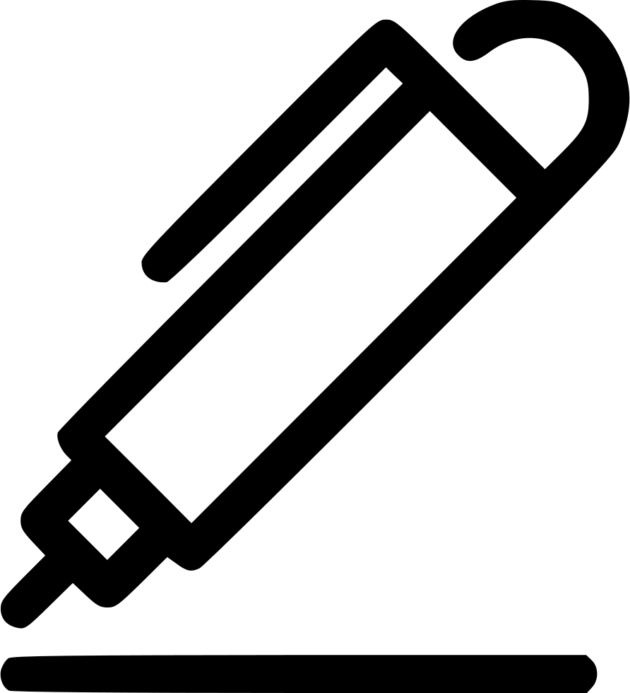 Contract Clipart Signature Required - Pencil Icon Transparent ...