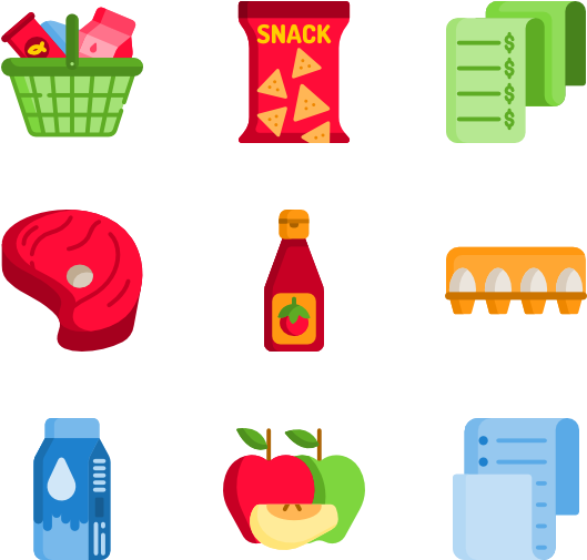 Goods Icons Free Grocery - Supermarket - Full Size PNG Clipart Images ...