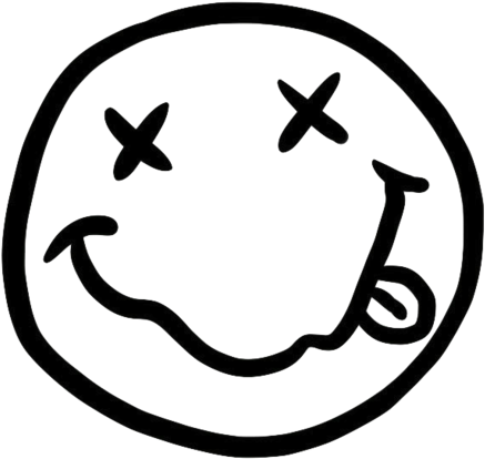 Nirvana Transparent Smiley Clip Art Library - Nirvana Smiley Face Png - (500x434) Png Clipart ...