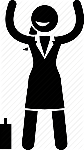 Leader Vector Confident Clip Art Library Download - Successful Woman ...