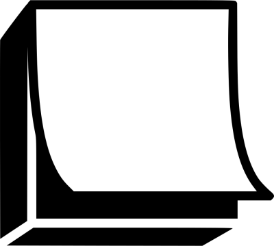 Black And White Pack Of Sticky Notes - Black And White Sticky Notes ...