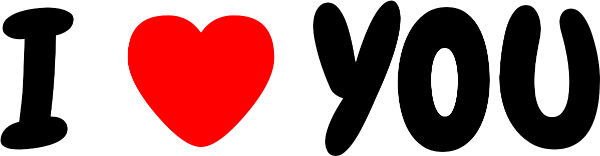 Friend Clipart Love You - Love U Png Text - Full Size PNG Clipart ...