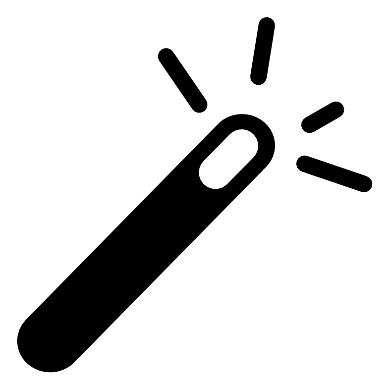 Clipart - Mono Wizard - Effect Icon Images Png - (800x800) Png Clipart ...