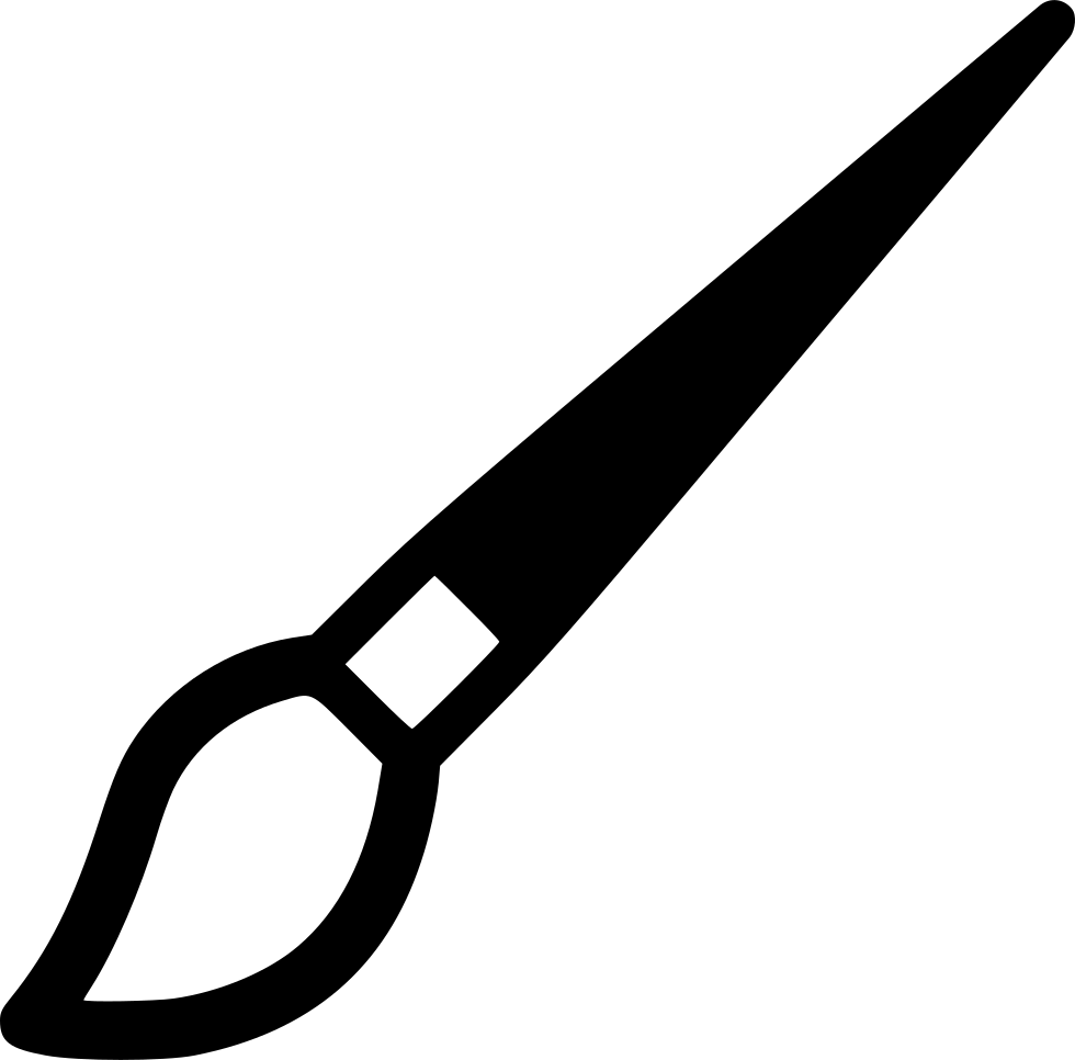 Paint Brush Png Color Paint Brush Svg Png Icon Free - Icon - (980x966 ...