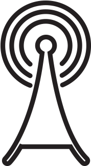 Telecom - Telecommunications Tower - (400x400) Png Clipart Download