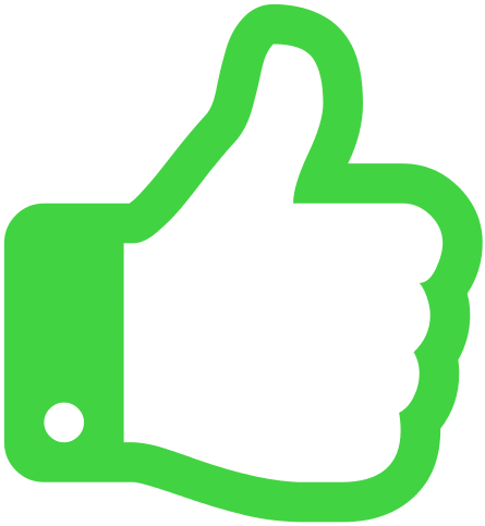 Yes - Thumbs Up Free Png - (445x483) Png Clipart Download