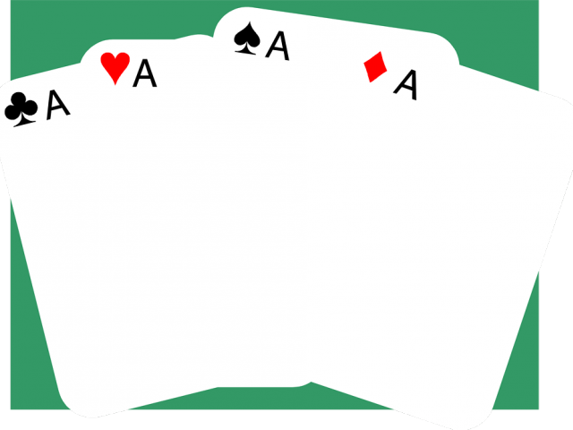 Ace Card Clipart Blank - Blank Playing Cards Transparent - (640x480 ...