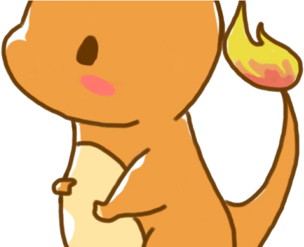 Pikachu Clipart Charmander Pokemon - Charmander Chibi - (640x480) Png ...