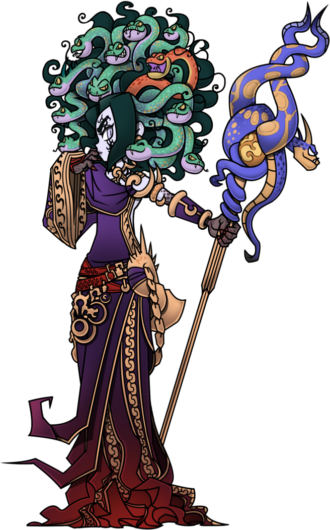 Medusa Clipart Transparent - Medusa Clipart Transparent - (739x1080 ...