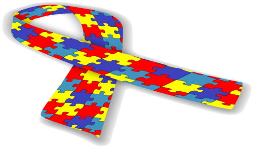 April Is Autism Awareness Month - Autism Spectrum Disorder Ribbon ...
