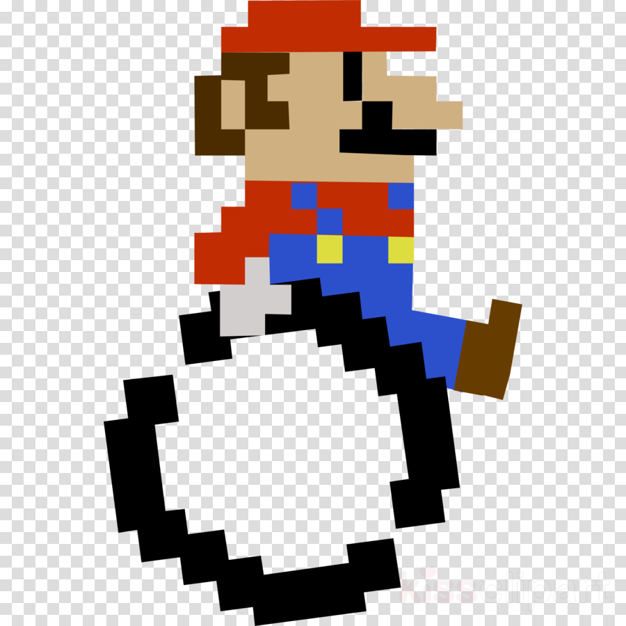 8 Bit Mario Transparent Clipart Luigi Super Mario Bros - Mario ...
