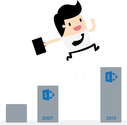 Migrate Sharepoint 2007 To - Cartoon - (519x424) Png Clipart Download