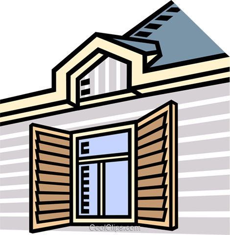 Building, Window Royalty Free Vector Clip Art Illustration - Building ...