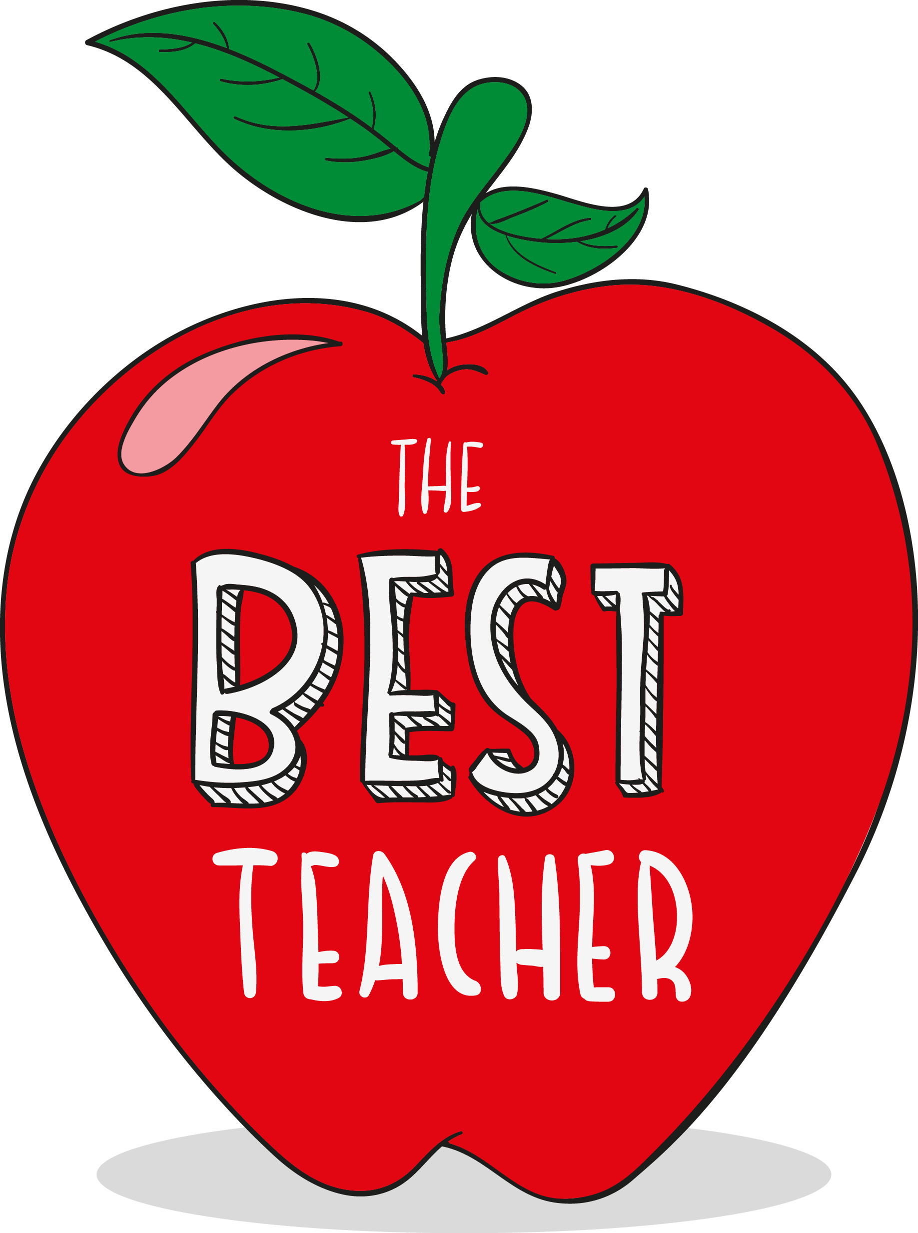 Teachers Day Student Apple Clip Art - Teacher Apple Png Vector ...