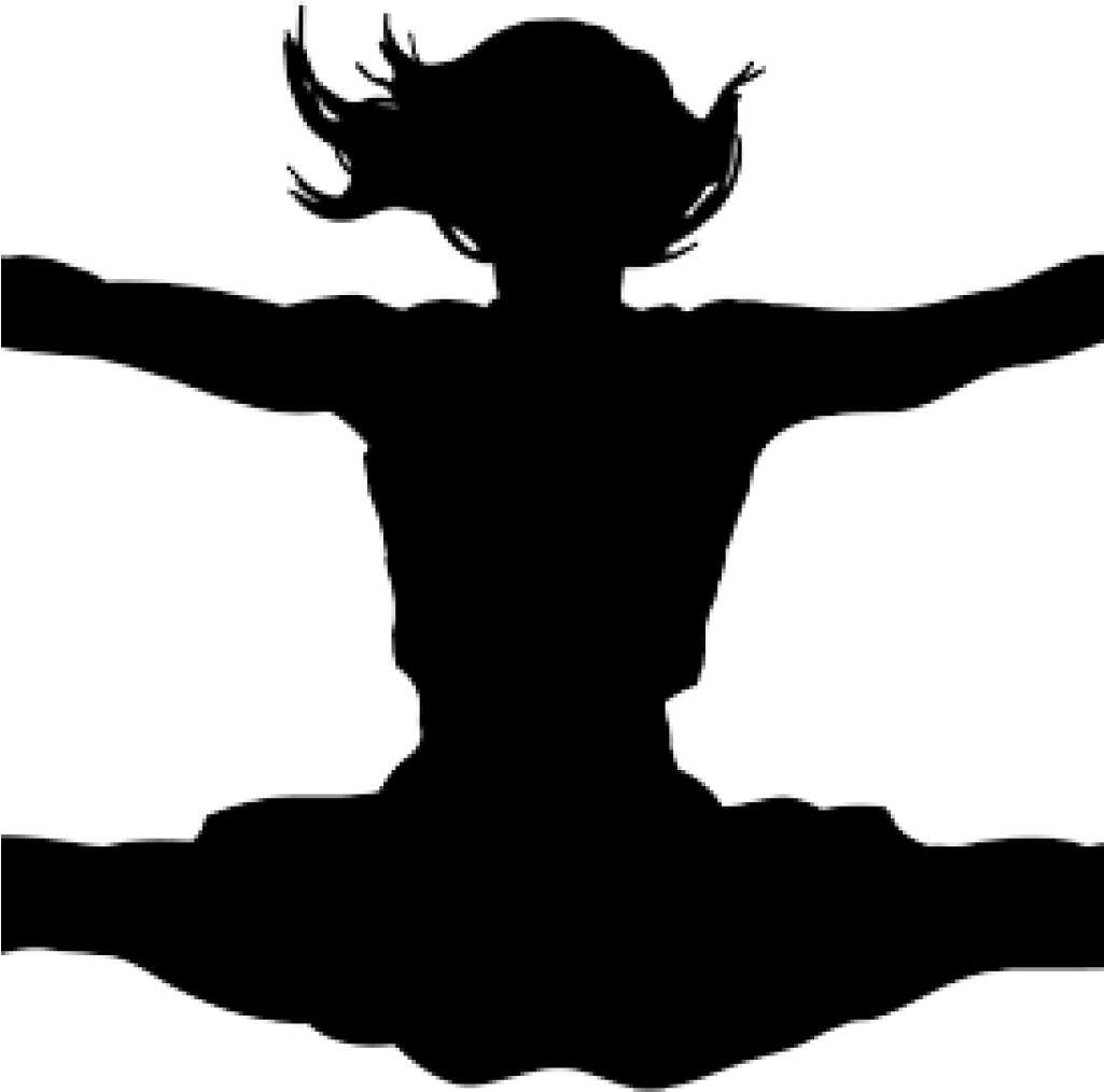 Cheer Clipart Cheerleading Jump Clipart Transparent - Cheerleader ...