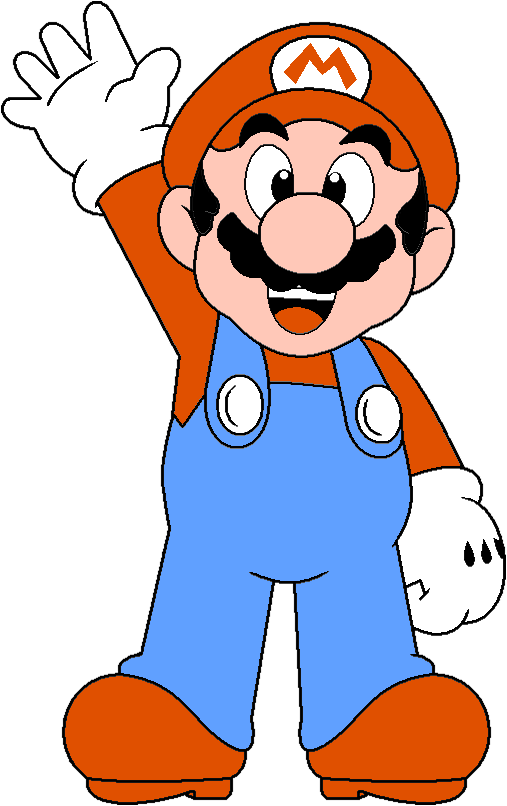 Super Mario Vector - Super Mario Vector - (507x806) Png Clipart Download