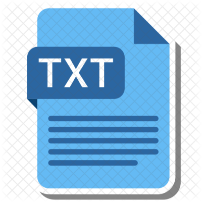 Txt File Png - Txt File Png - (400x400) Png Clipart Download