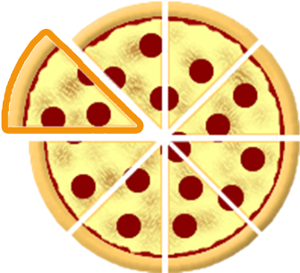 19 Pizza Clip Black And White Pizza Fraction Huge Freebie - 19 Pizza ...
