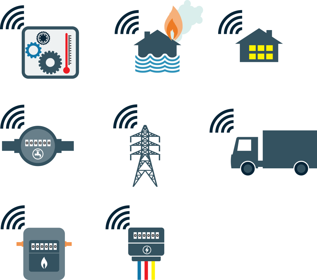 Iot-sensors - Iot-sensors - (1094x968) Png Clipart Download