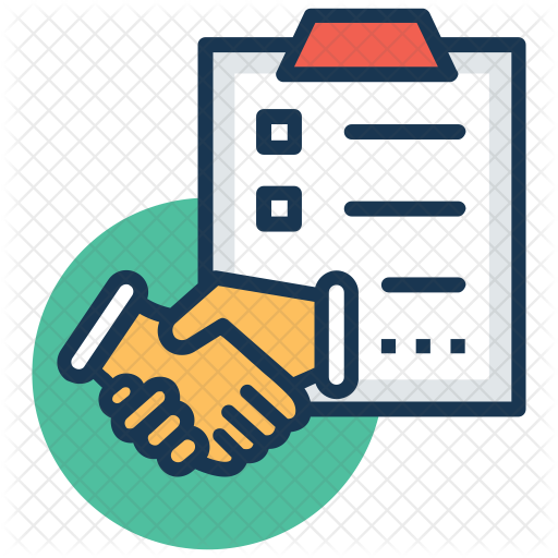 Contract Icon - Contract - Full Size PNG Clipart Images Download