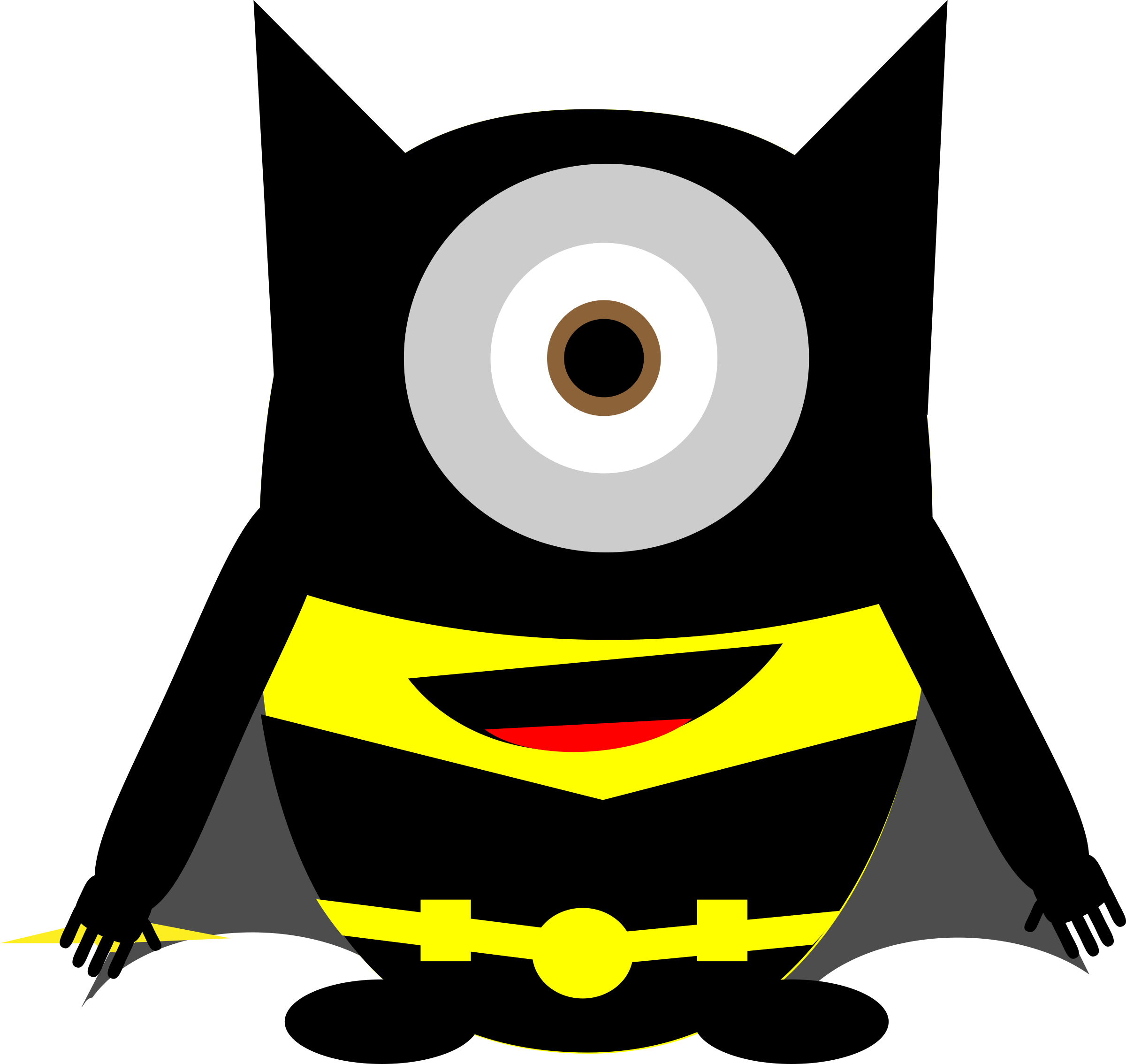 Big Image - Minions Vector - (2400x2267) Png Clipart Download