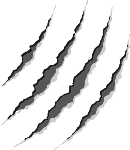 Claws Clipart Wildcat - Scratches Vector - (500x500) Png Clipart Download