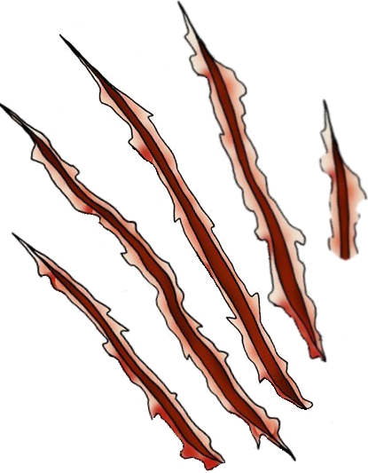 Falcon Claw Marks Clipart - Claw Marks Transparent Background ...