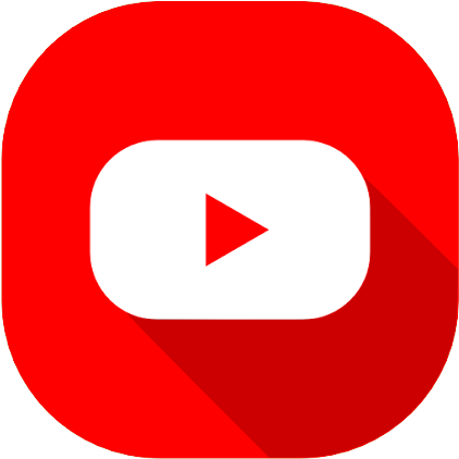 Connect With Us - Round Youtube Logo Png - (438x437) Png Clipart Download