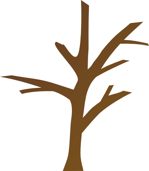 Tree Trunk Clipart - Bare Tree Branch Clip Art - (516x593) Png Clipart ...