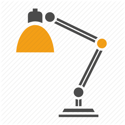 Bulb, Education, Lamp, Light, Reading Lamp, Study, - Table Lamp Vector ...