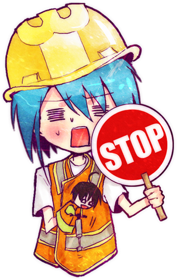 Anime Construction Worker - Anime Construction Worker - (350x552) Png ...