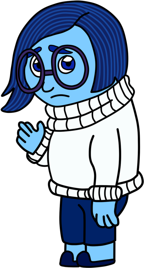 Drawing Sadness Inside Out - Drawing Sadness Inside Out - Full Size PNG ...