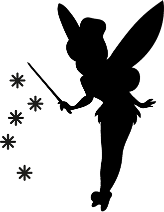 Tinkerbell Silhouette Clip Art - Tinkerbell Silhouette Clip Art - Full ...