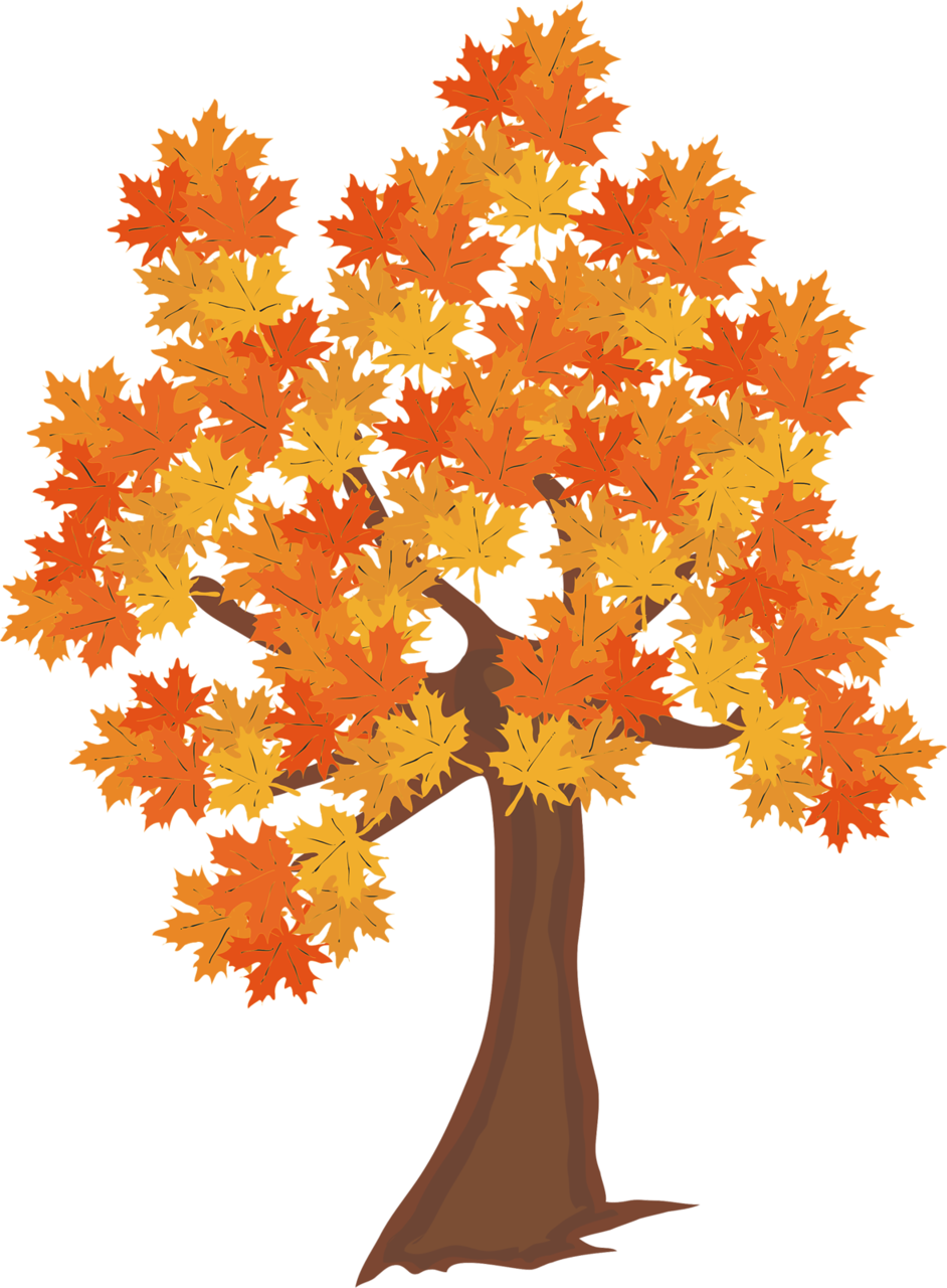 Fall Tree Clipart Pdf - (942x1280) Png Clipart Download