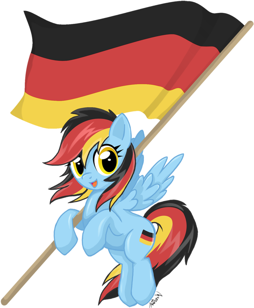 Large - Rainbow Dash Germany - (854x1024) Png Clipart Download