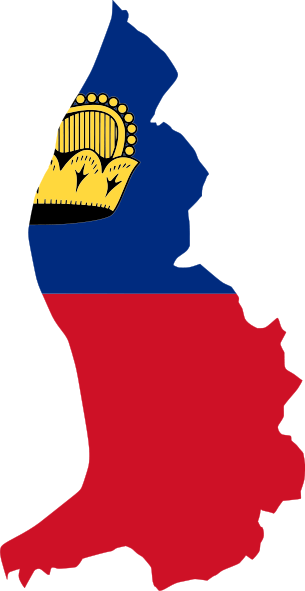 Liechtenstein Map Png - (305x591) Png Clipart Download