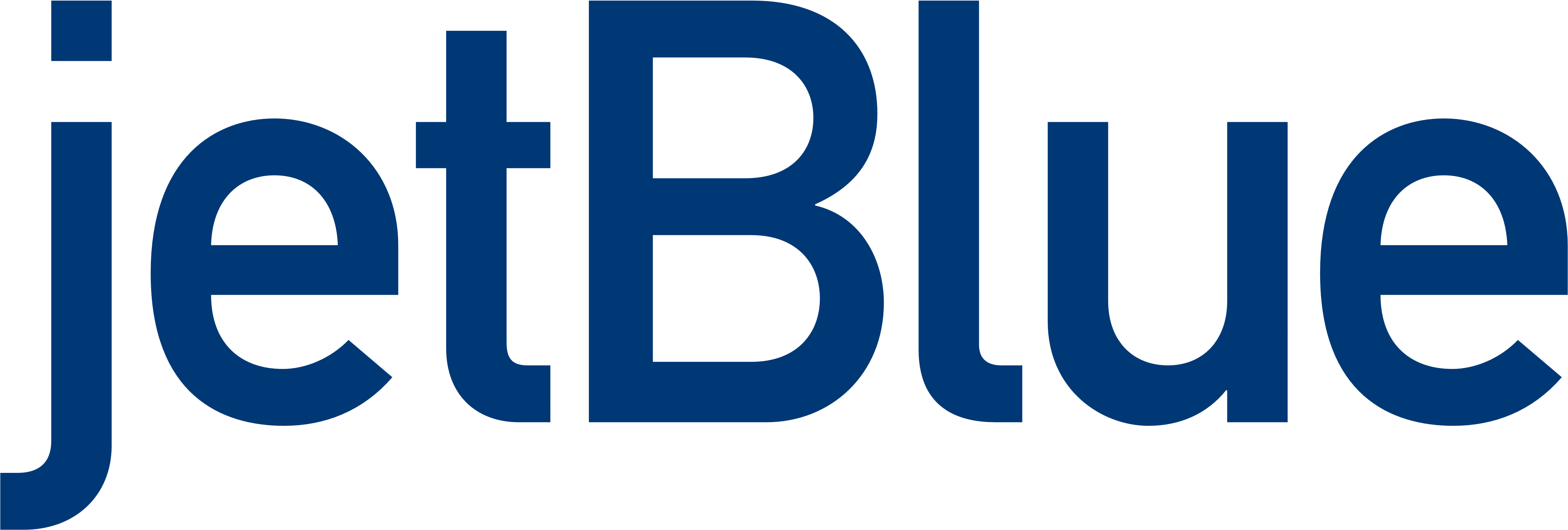 Jetblue Logo - Jet Blue - (5000x1678) Png Clipart Download