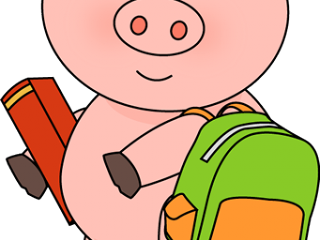 Pig Clipart School - Pig Clipart School - (640x480) Png Clipart Download