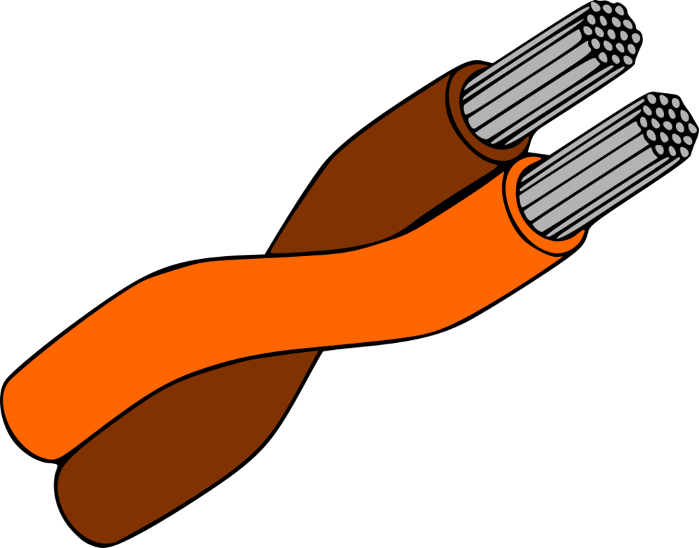 Wire Clipart Twisted - Wire Clipart Twisted - (1000x783) Png Clipart ...