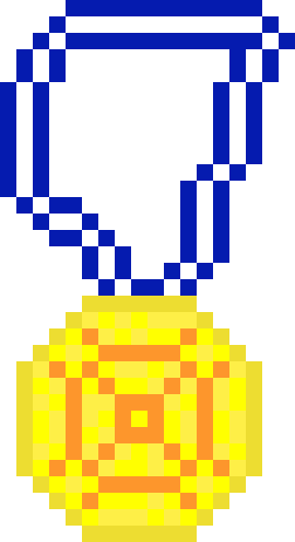 Gold Medal For Pixel Art By Sondercabbage - Gold Medal For Pixel Art By ...