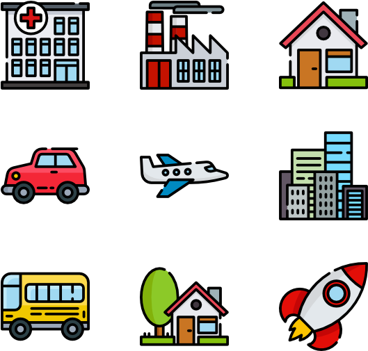 Travel & Places Emoticons - Travel & Places Emoticons - Full Size PNG ...