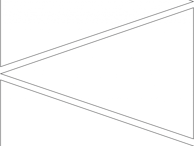 Bunting Clipart Outline - Bunting Clipart Outline - (640x480) Png ...