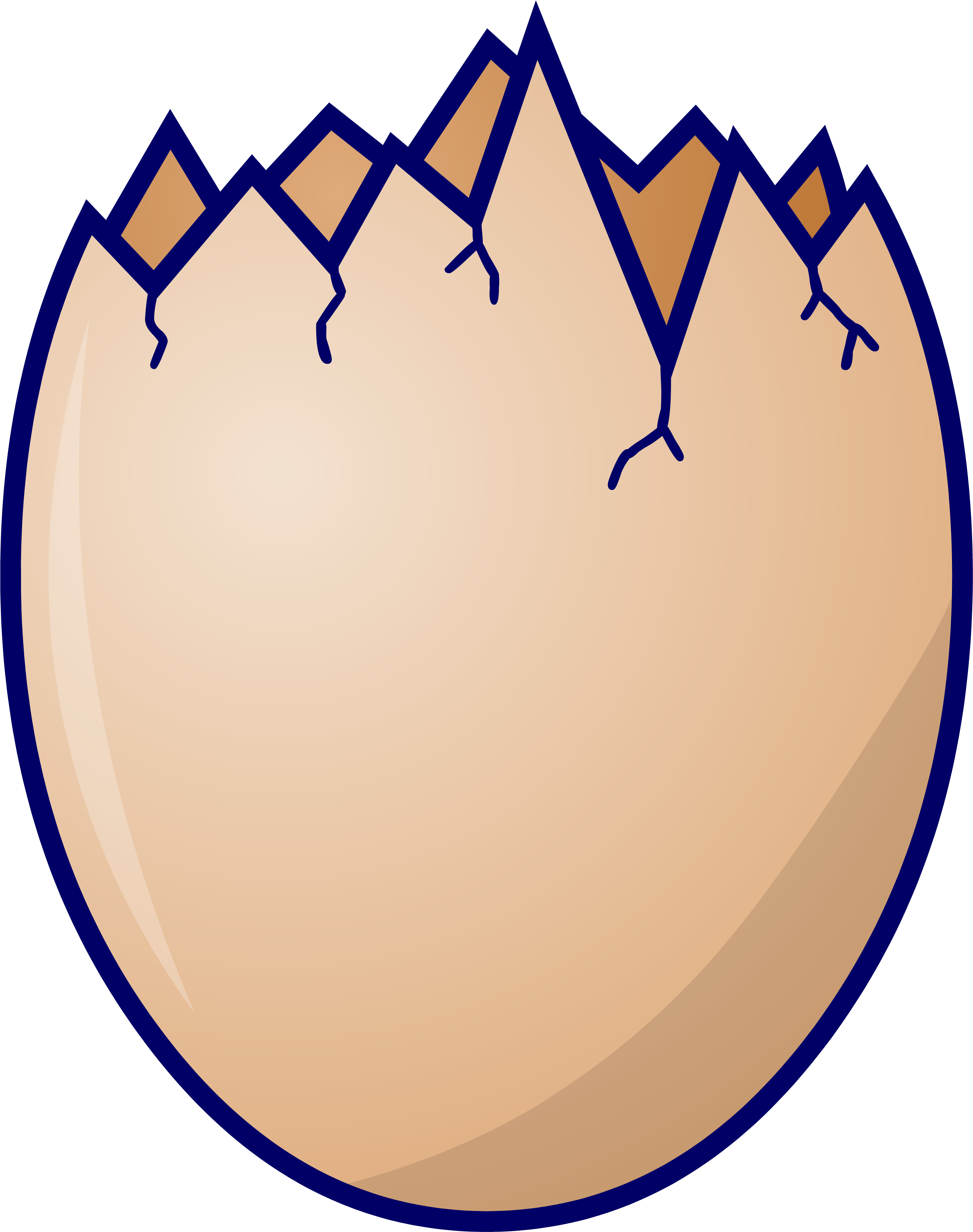 Cracked Egg Shell Clipart - Cracked Egg Shell Clipart - Full Size PNG ...