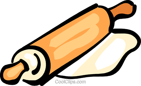 Rolling Pins Royalty Free Vector Clip Art Illustration - Rolling Pins ...