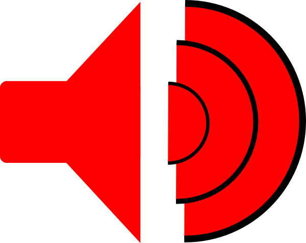 Red Speaker Gif Clip Art - Speaker Png Gif - Full Size PNG Clipart ...