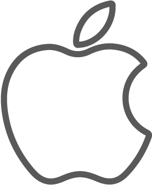Apple Logo Outline Free Download Clip Art On Clipart - Technology ...
