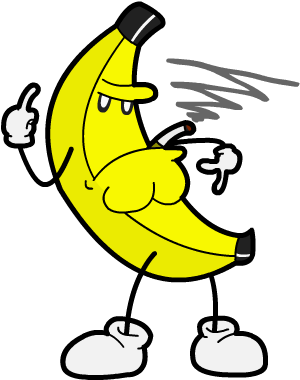 Angry Man Gif - Angry Banana - (350x400) Png Clipart Download