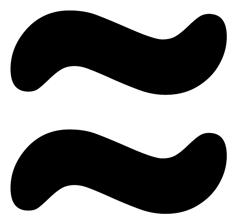 Fuzzy Cat Paw Print Clipart Icon Png - Squiggly Equal Sign Png - Full ...