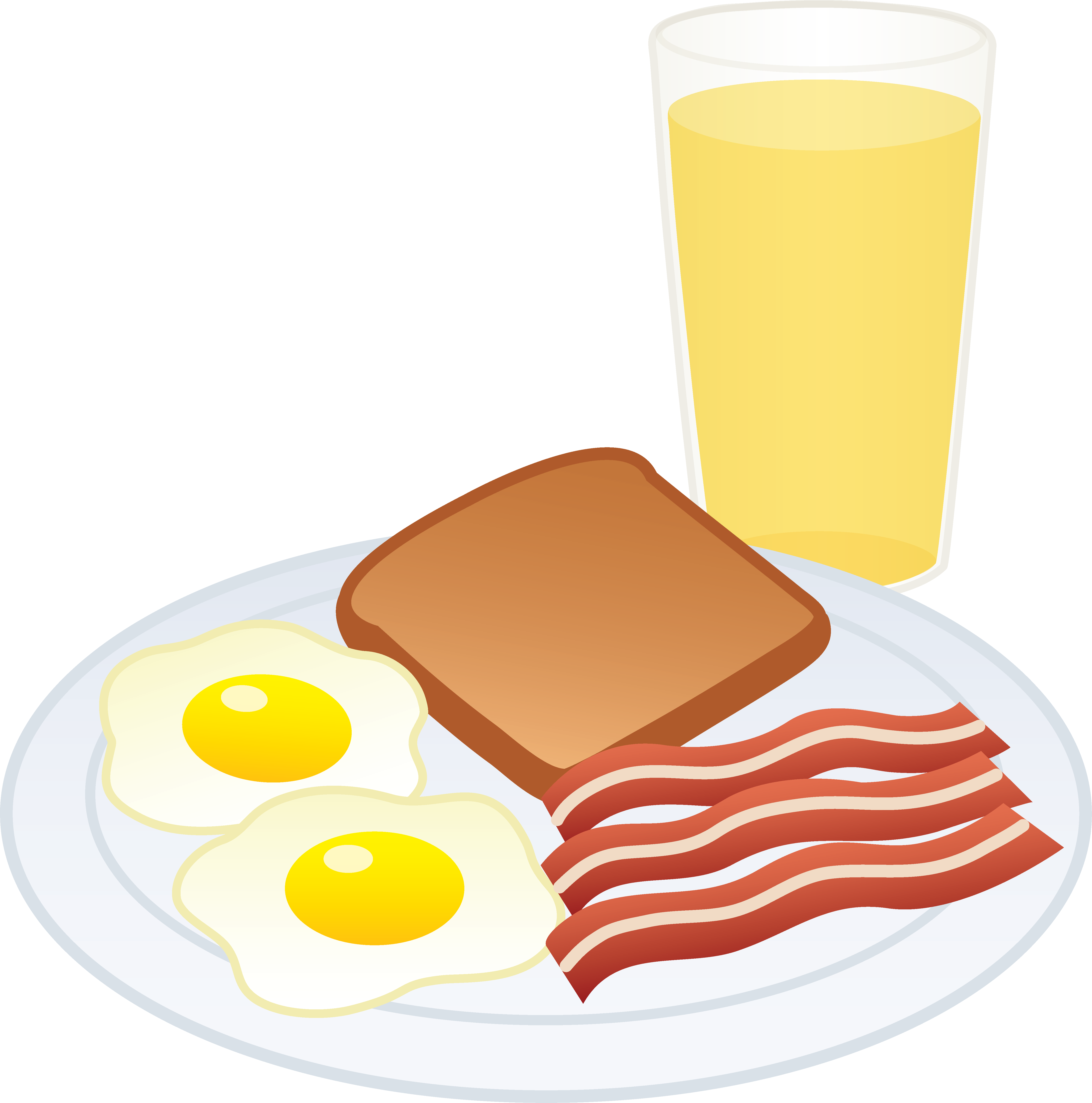 Cartoon Breakfast Food Clipart - Breakfast Free Clip Art - (5350x5406 ...