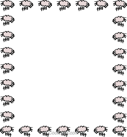 Ideal Jpeg Transparent Background Counting Sheep Border - Sheep Borders ...